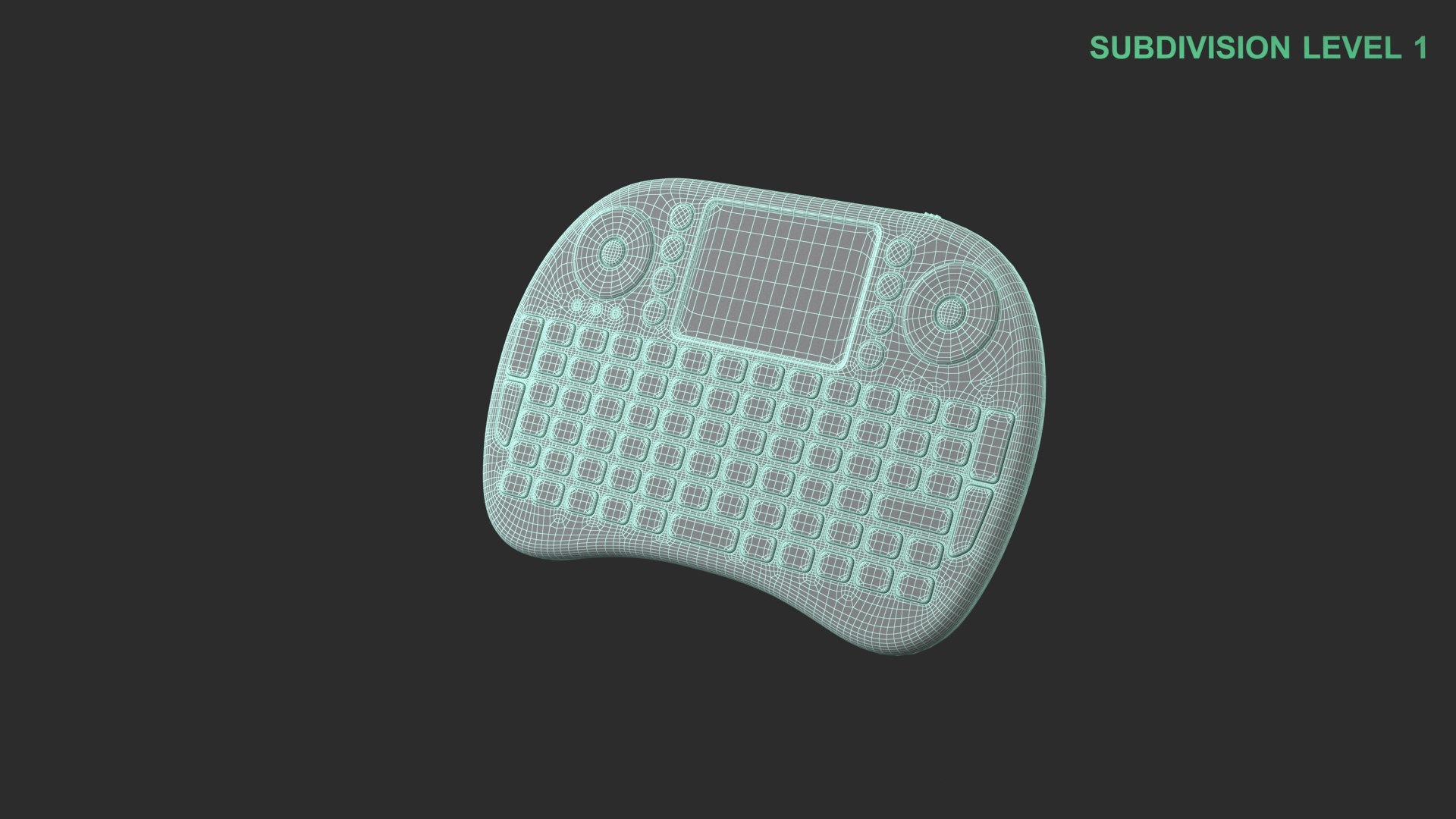 Mini Remote Keyboard 3D Model - TurboSquid 2342914