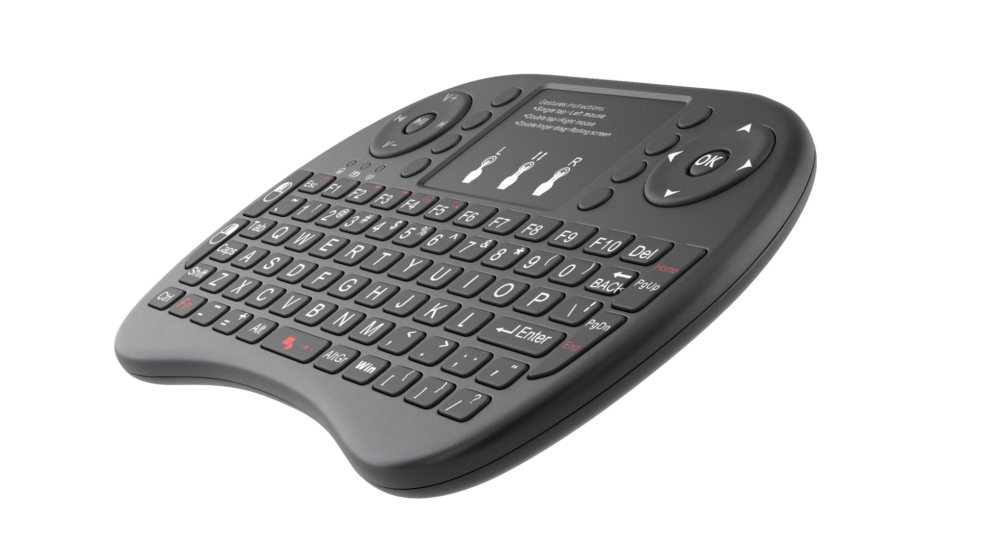 Mini Remote Keyboard 3D Model - TurboSquid 2342914