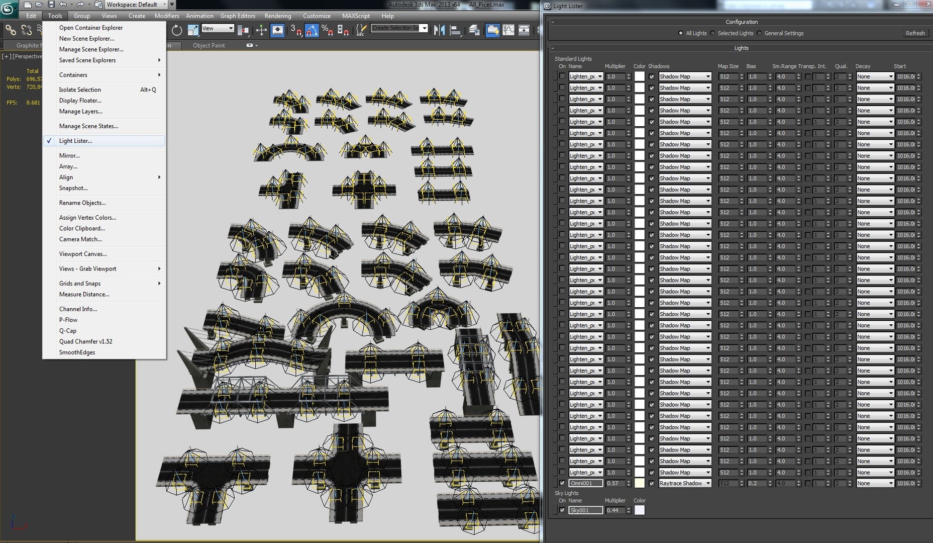 highway modeled 3d obj