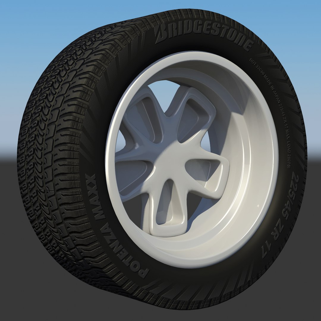 3d Model Sport Rim Wheel