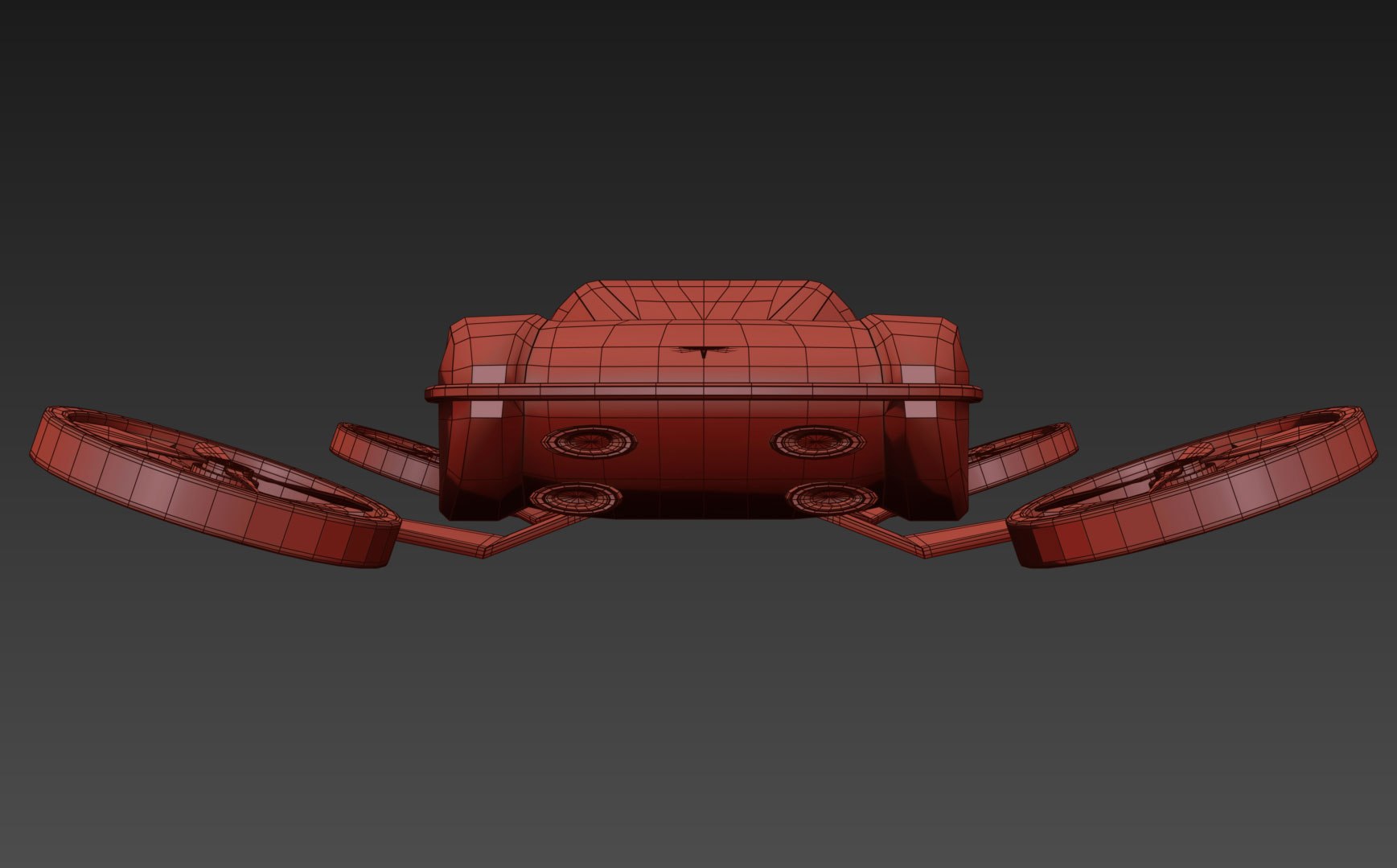 Car copter model - TurboSquid 1536230