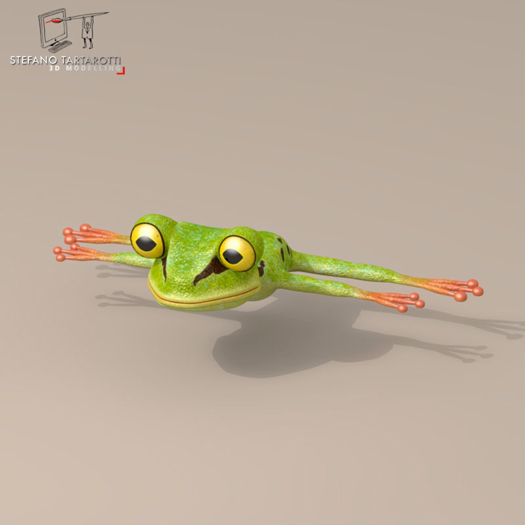 Frog Character 3d Model