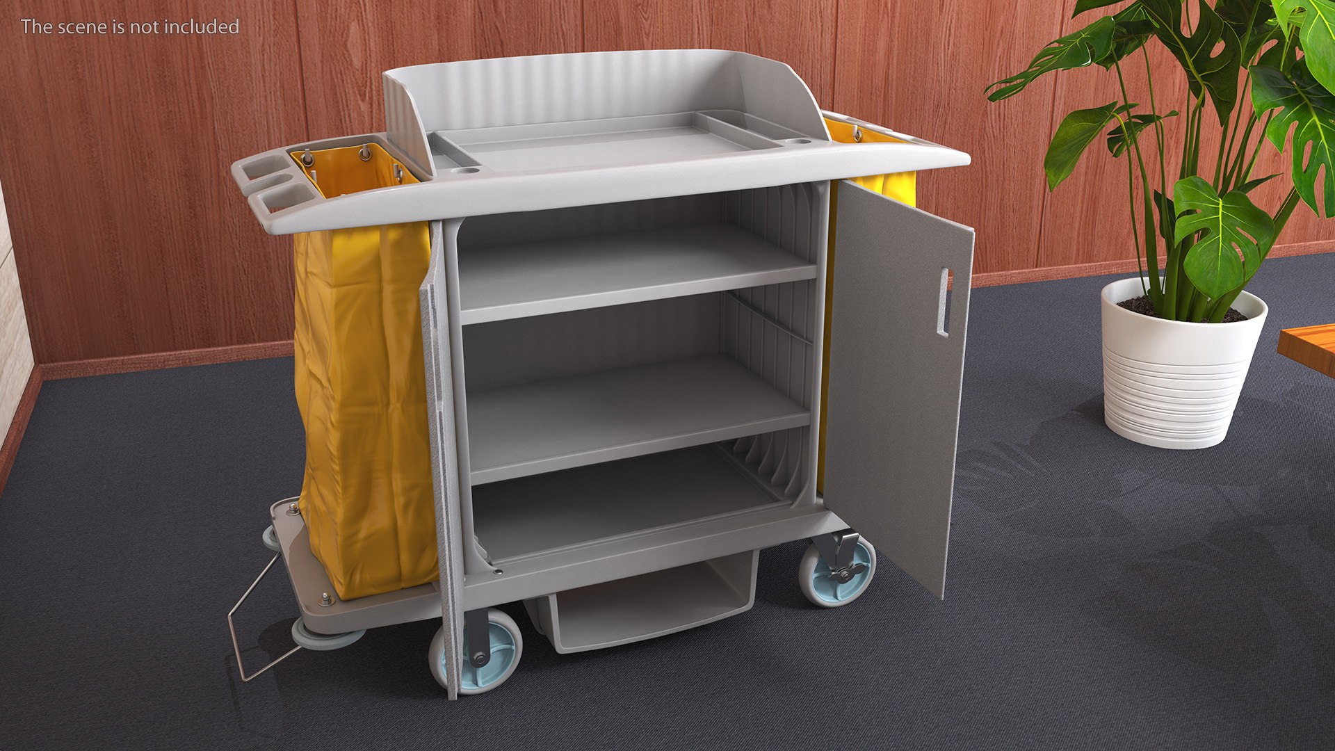 Housekeeping Cart 3D Model - TurboSquid 2069300