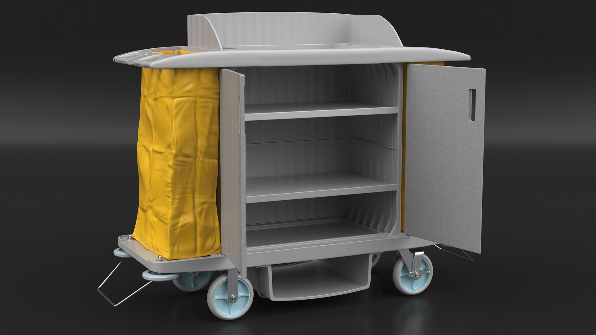 Housekeeping Cart 3D Model - TurboSquid 2069300