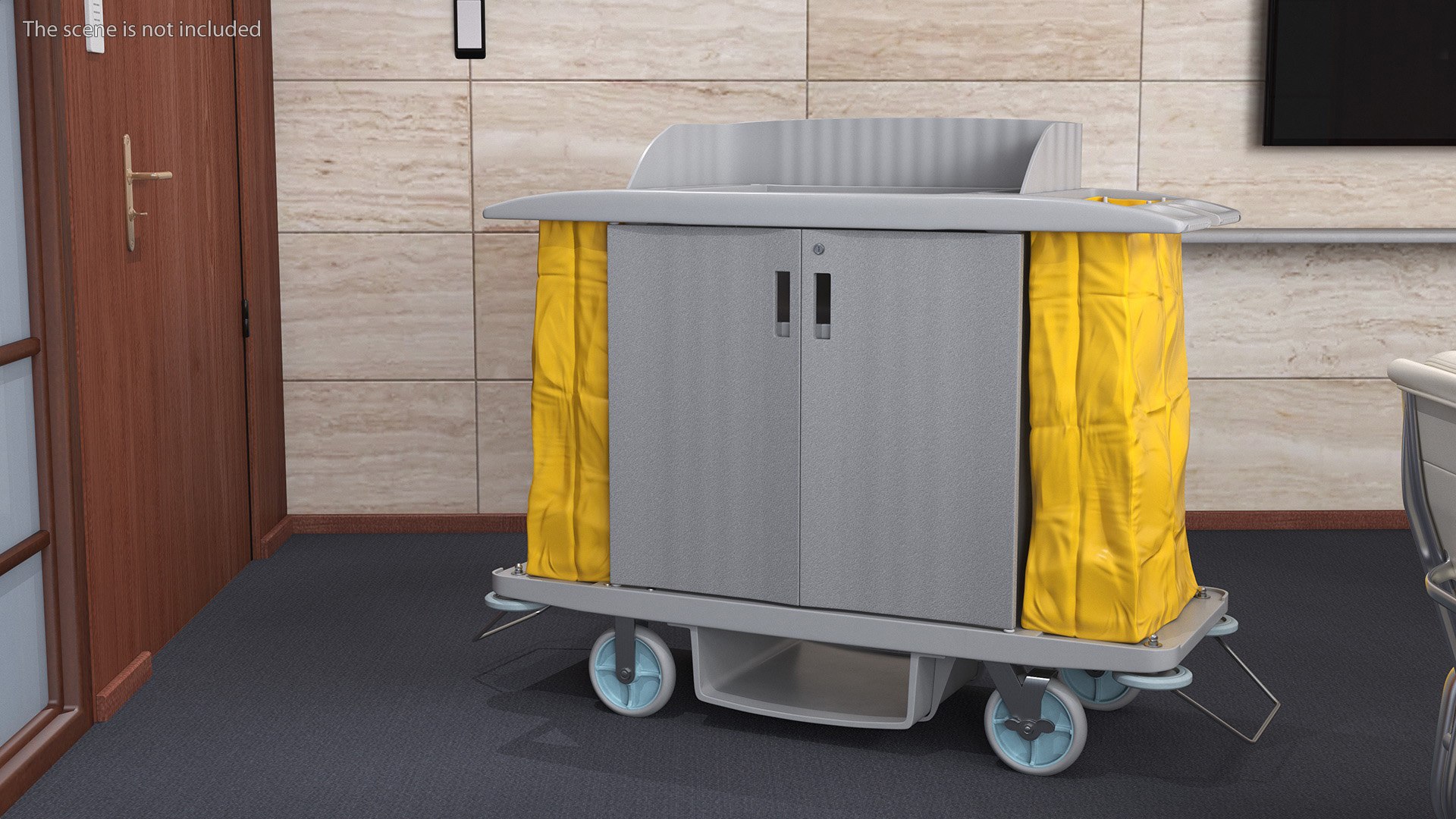 Housekeeping Cart 3D Model - TurboSquid 2069300
