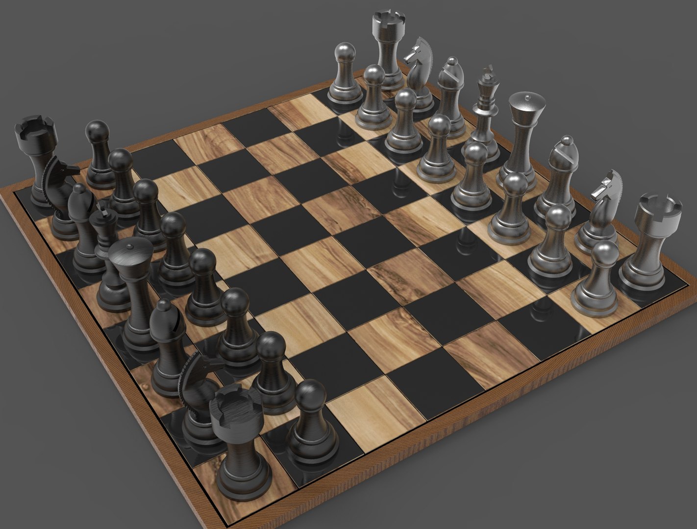 3D Model Chess Game - TurboSquid 1829300