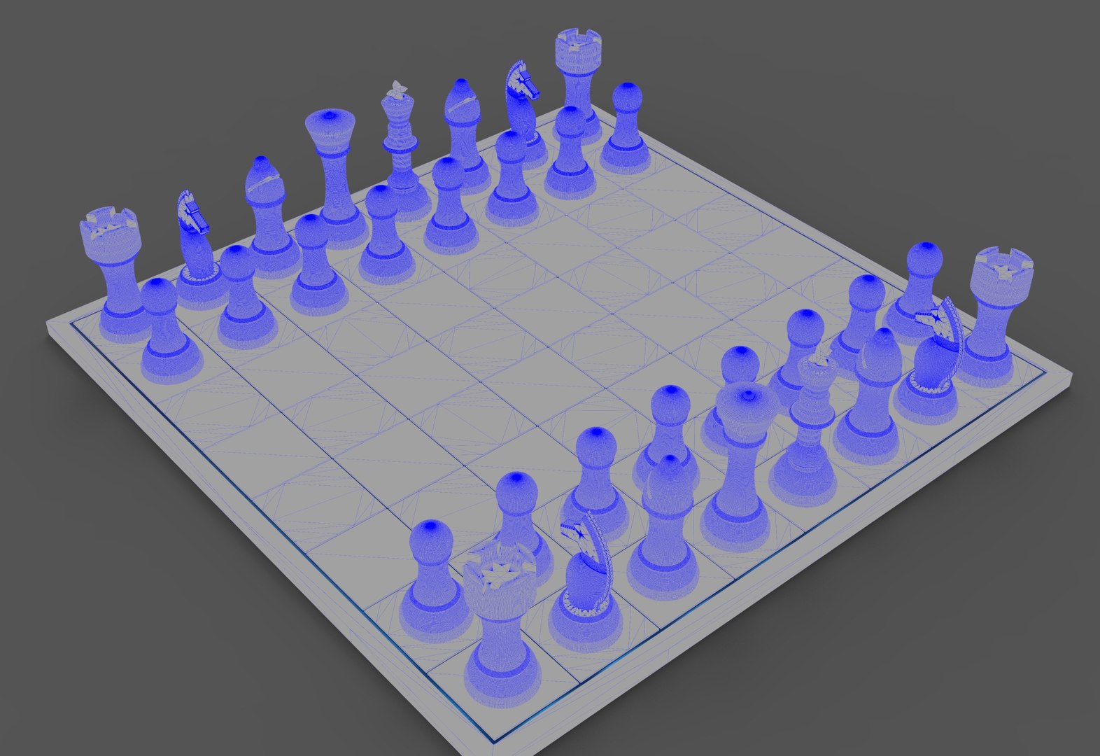 3D Model Chess Game - TurboSquid 1829300