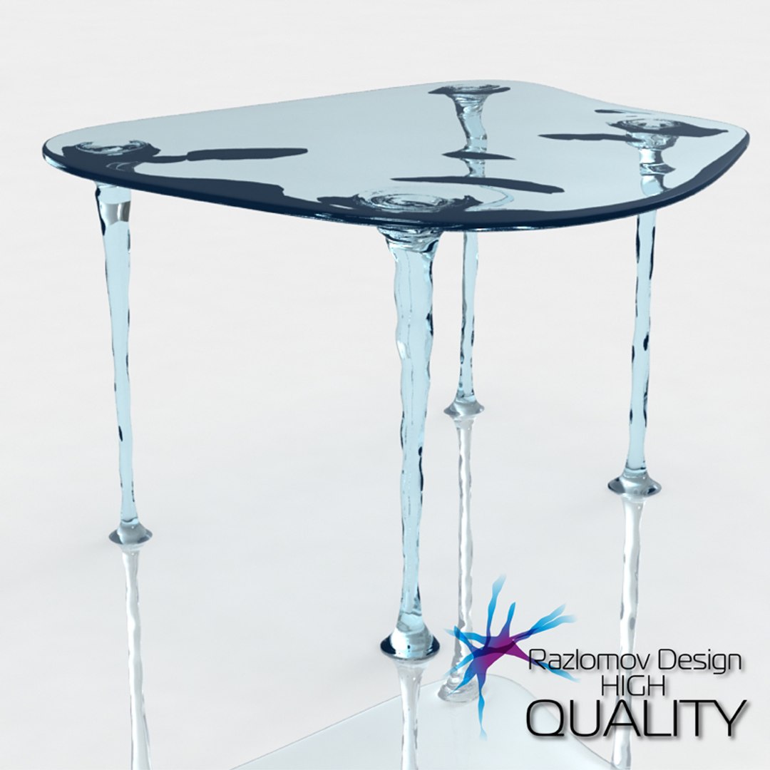 modern glass table