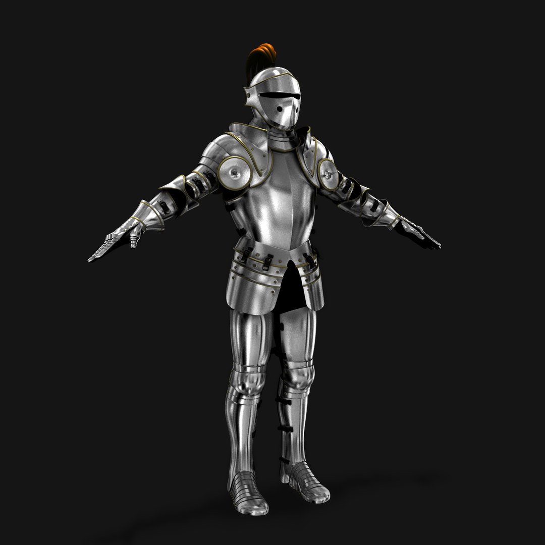 3d 16th Century Plate Armor Model