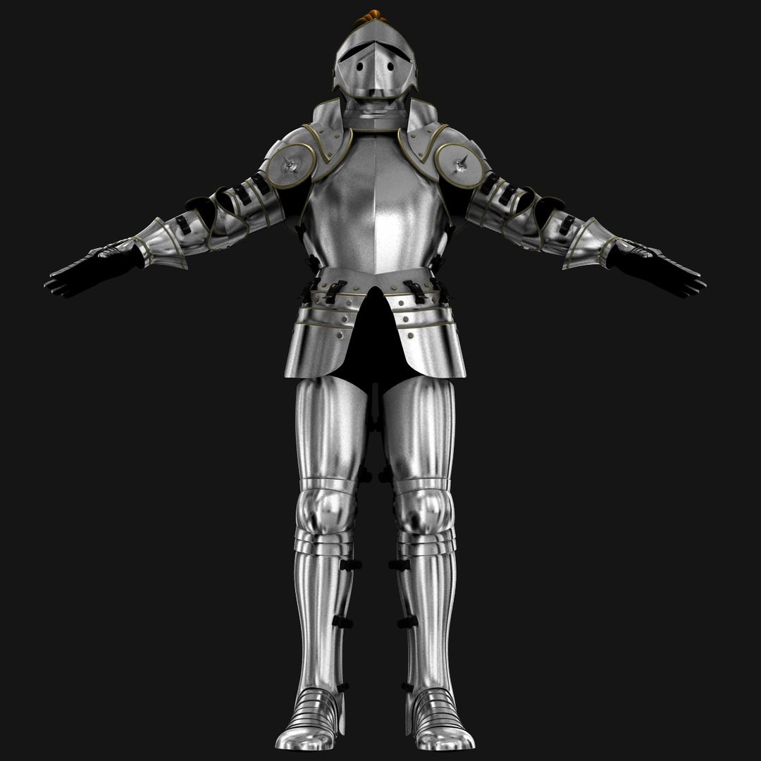 3d 16th Century Plate Armor Model