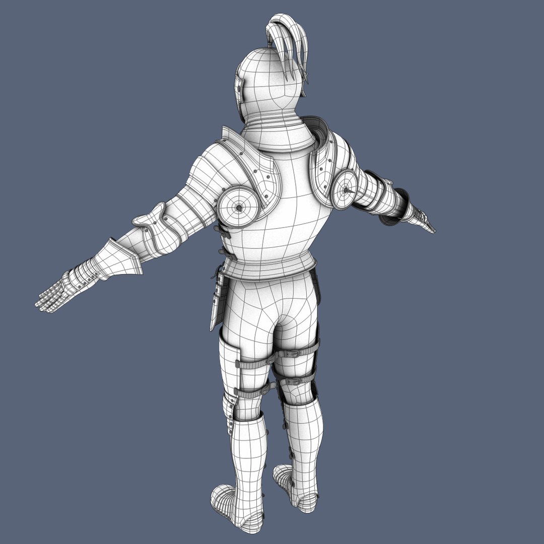 3d 16th Century Plate Armor Model