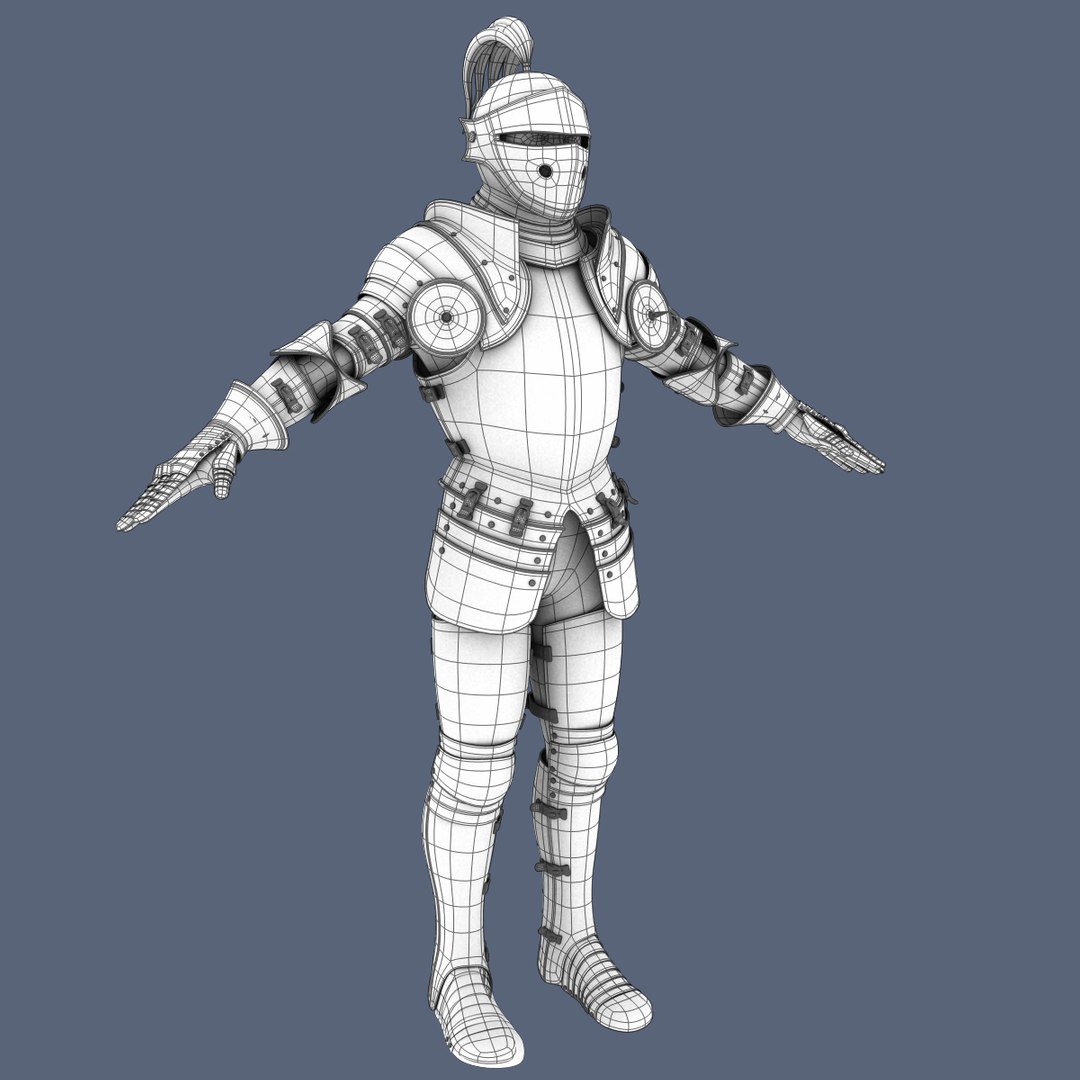 3d 16th Century Plate Armor Model