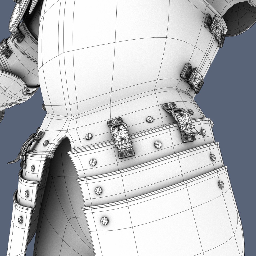 3d 16th Century Plate Armor Model