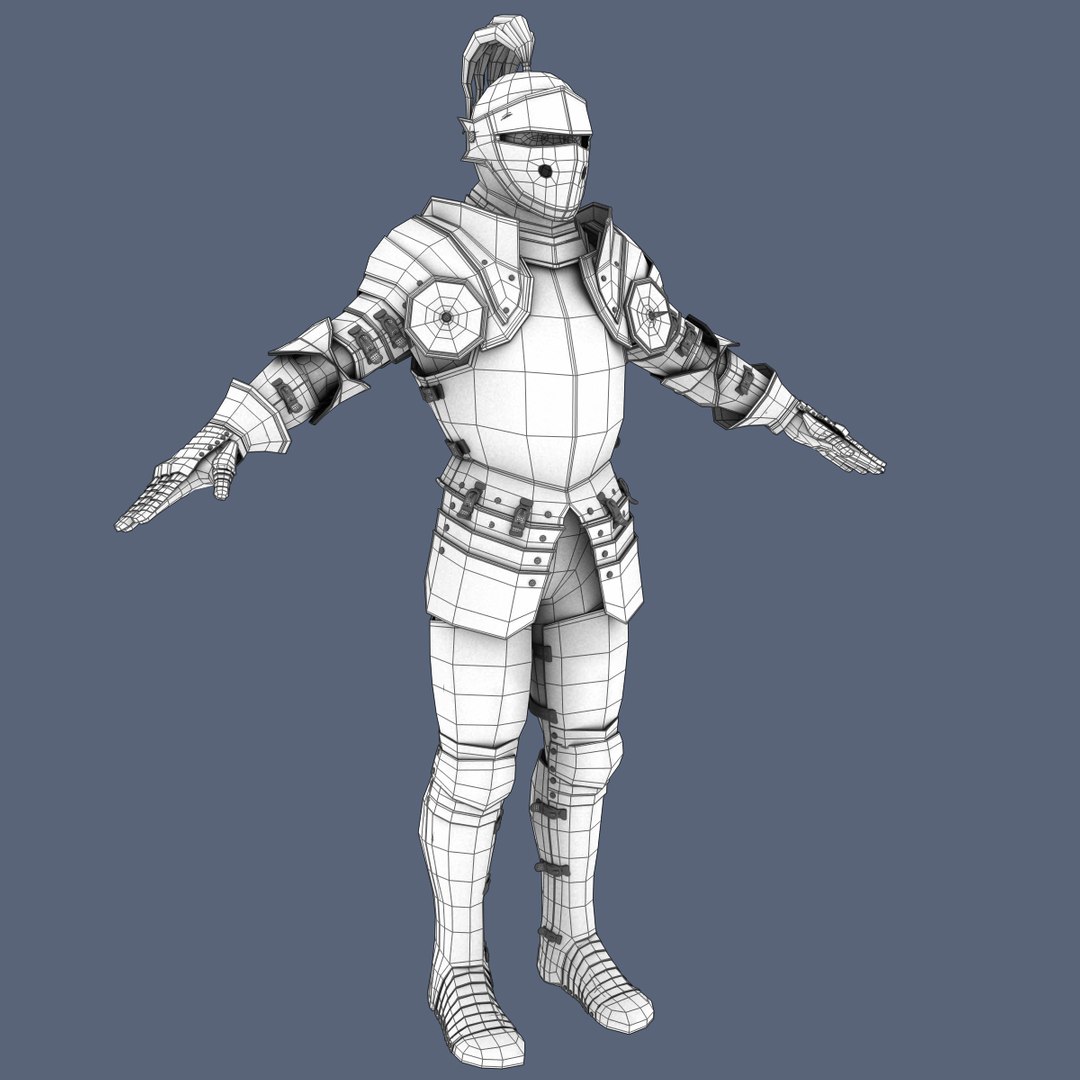 3d 16th Century Plate Armor Model