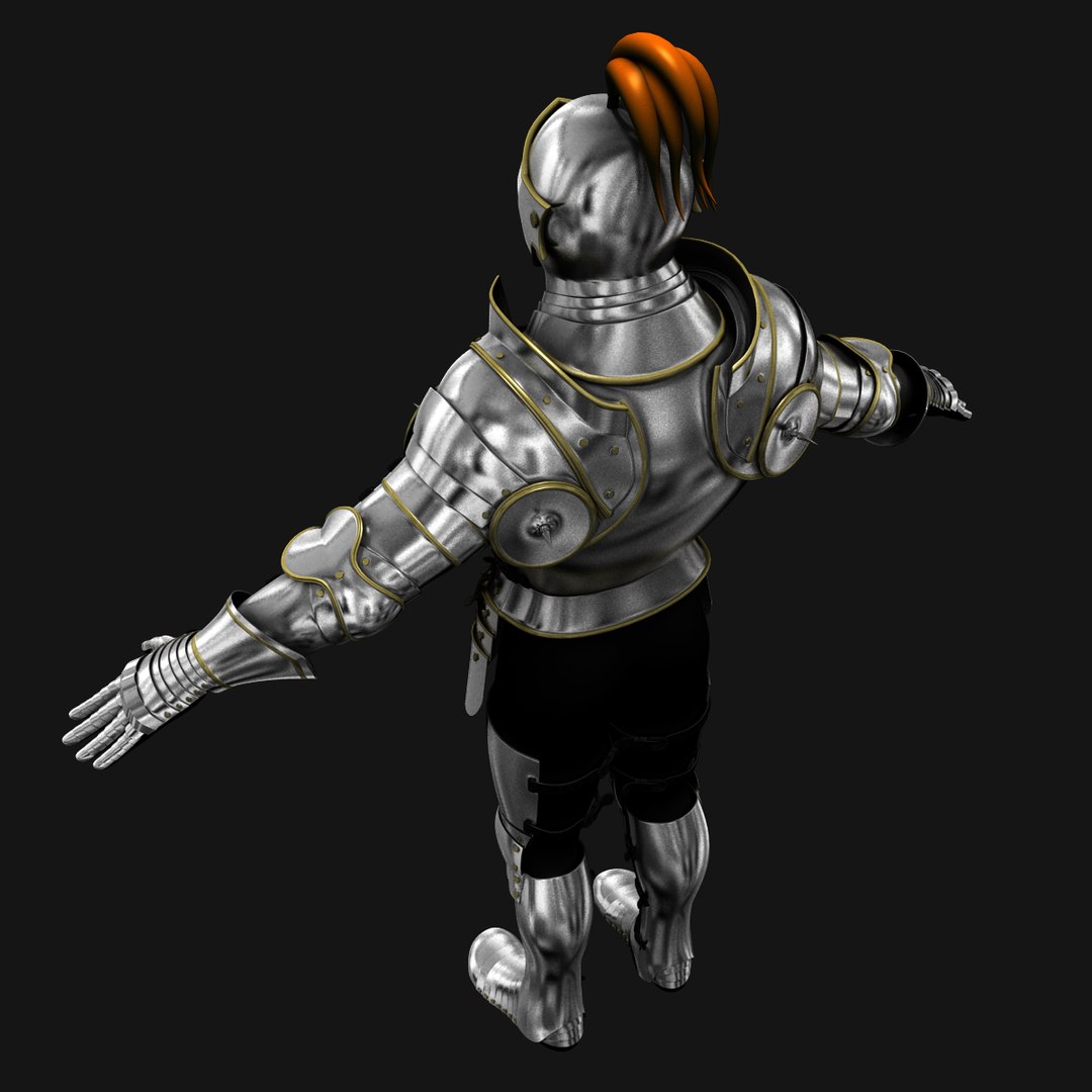 3d 16th Century Plate Armor Model