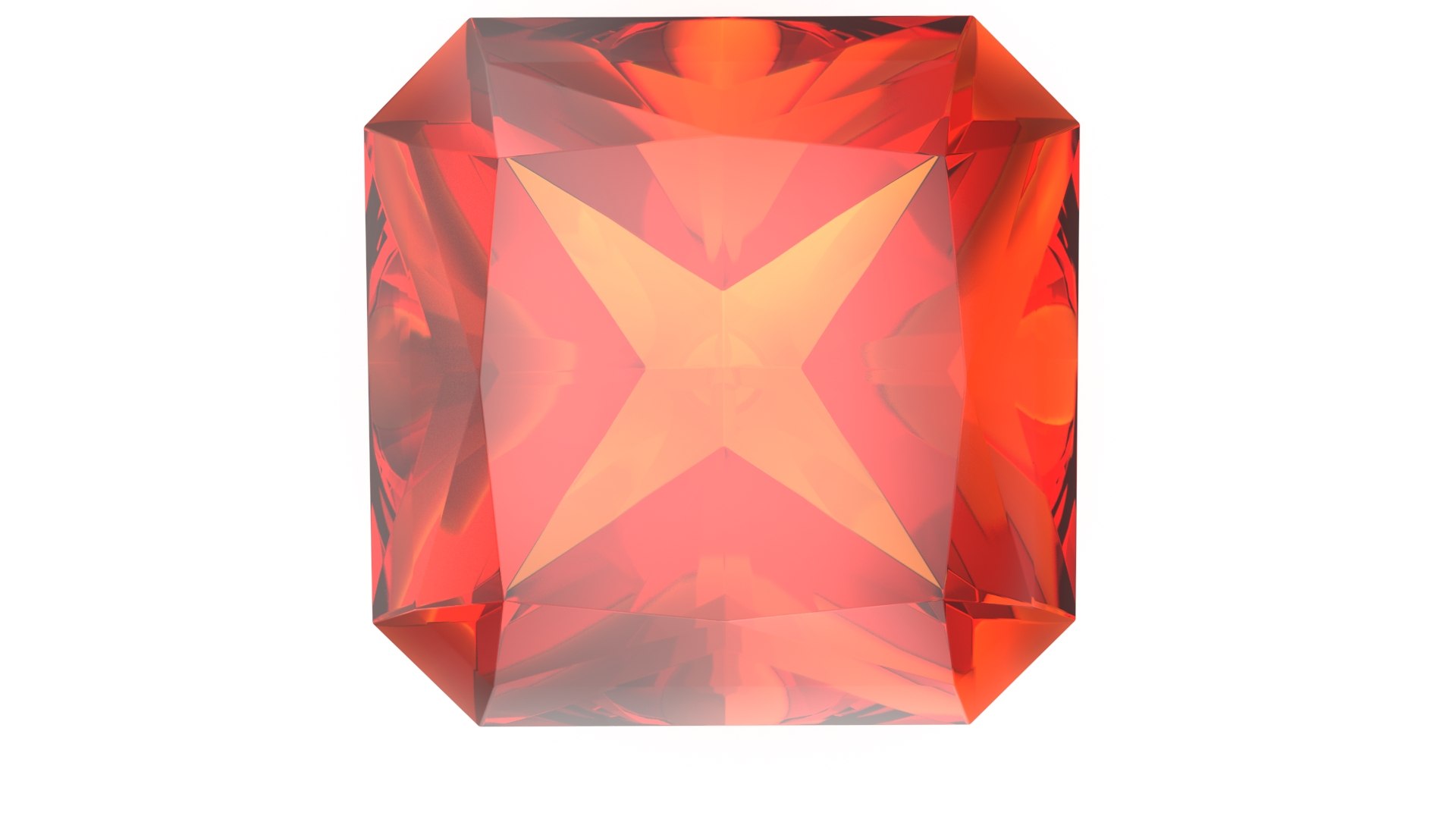 3D Radiant Cut Imperial Topaz Model - TurboSquid 1870013