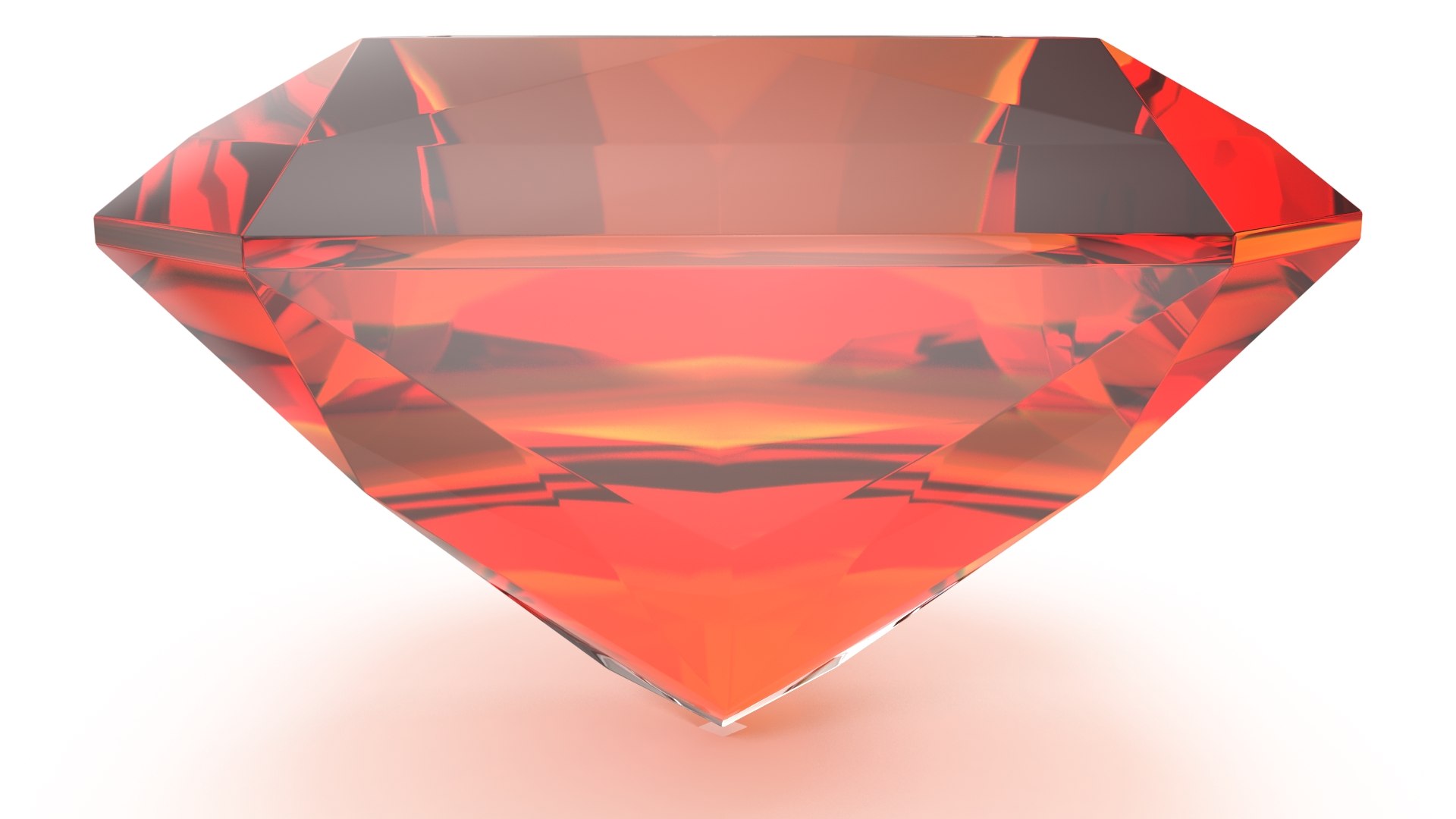 3D Radiant Cut Imperial Topaz Model - TurboSquid 1870013