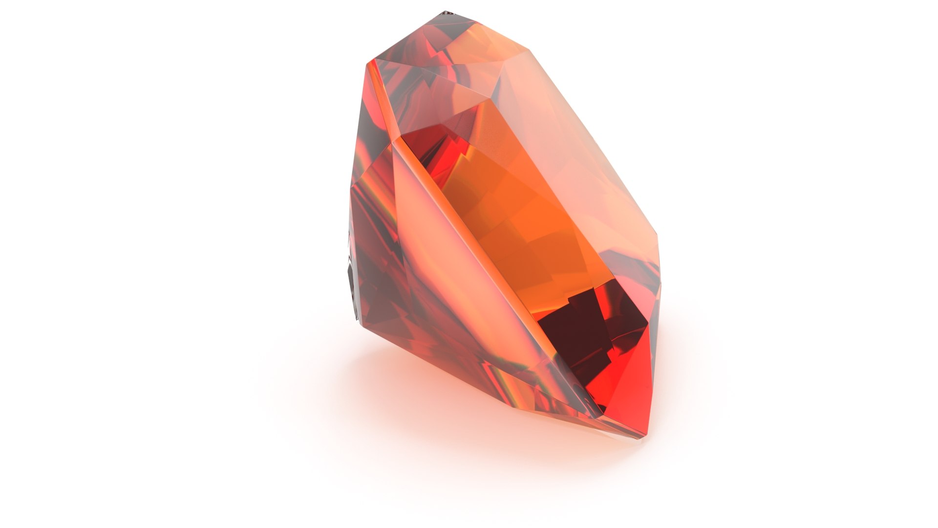 3D Radiant Cut Imperial Topaz Model - TurboSquid 1870013