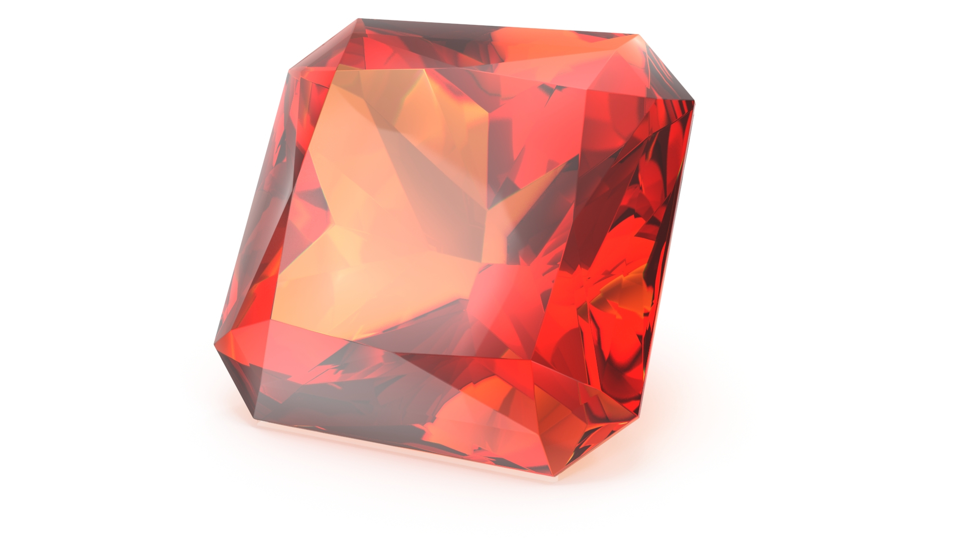 3D Radiant Cut Imperial Topaz Model - TurboSquid 1870013
