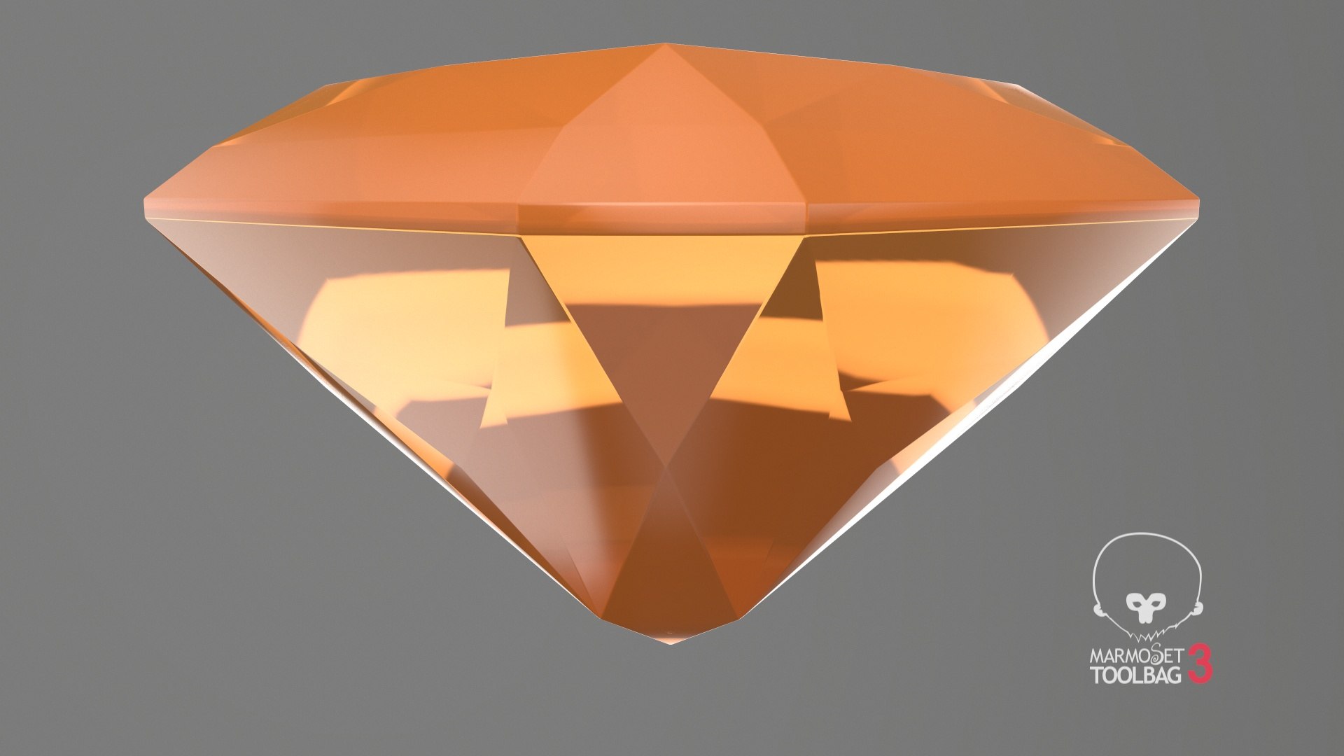 3D Radiant Cut Imperial Topaz Model - TurboSquid 1870013