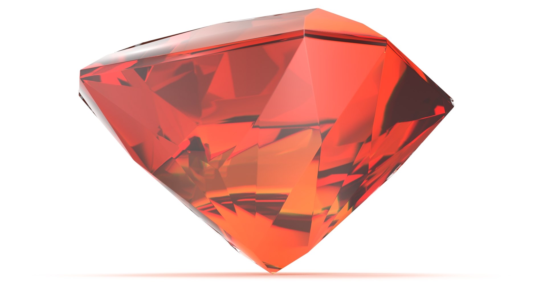 3D Radiant Cut Imperial Topaz Model - TurboSquid 1870013