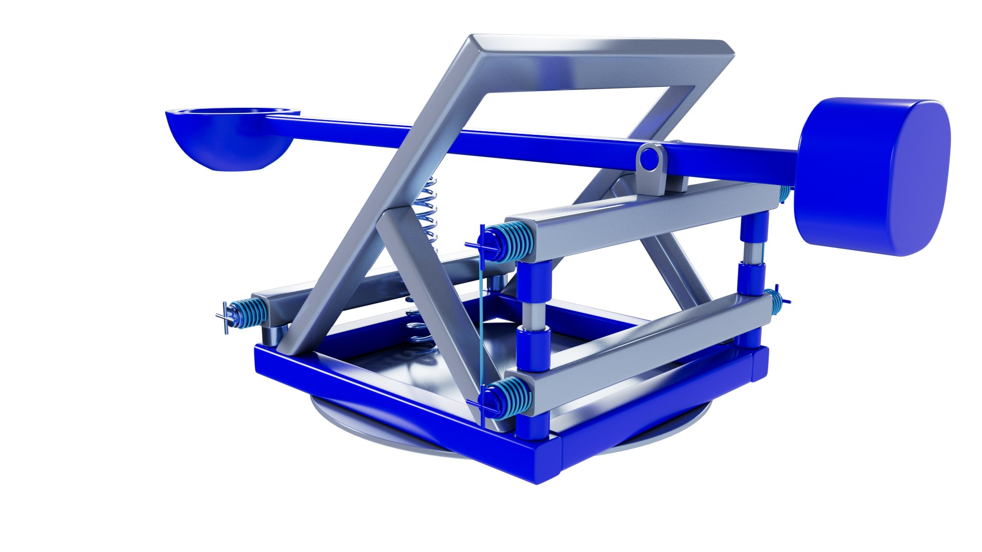 3D Game Model Of Catapult - TurboSquid 2094241