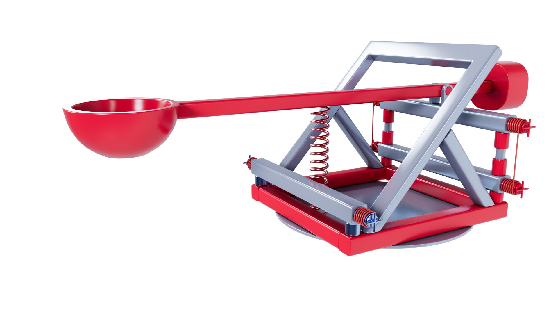 3D Game Model Of Catapult - TurboSquid 2094241