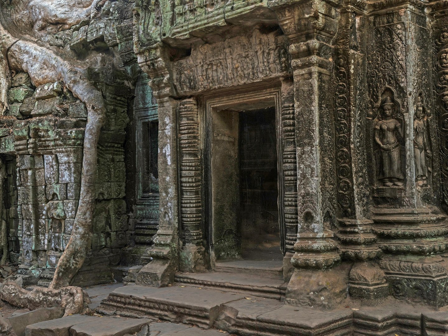 Ancient Tree Temple 16 Obj