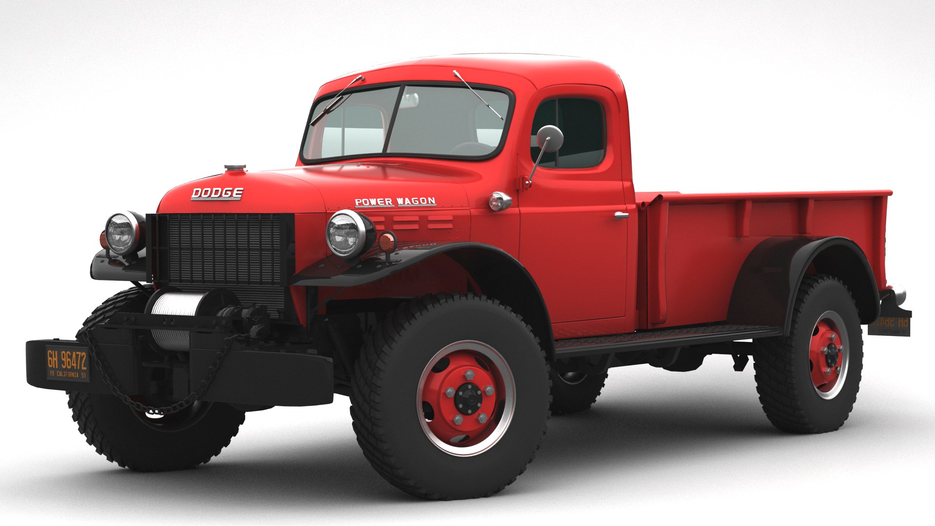 3D Dodge Power Wagon 1946 Model - TurboSquid 2067289