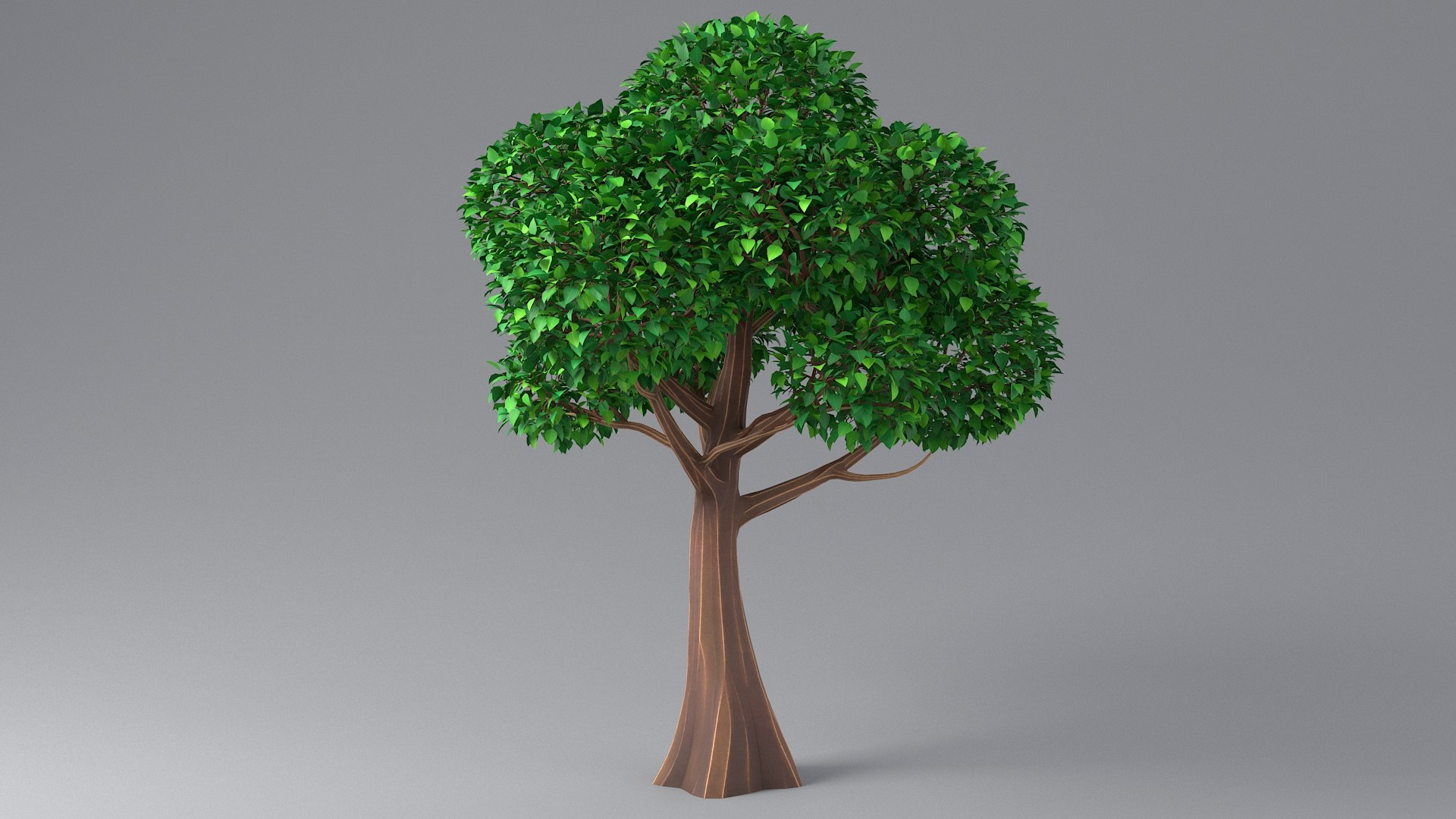 Cartoon Tree 3 3D model - TurboSquid 1920466