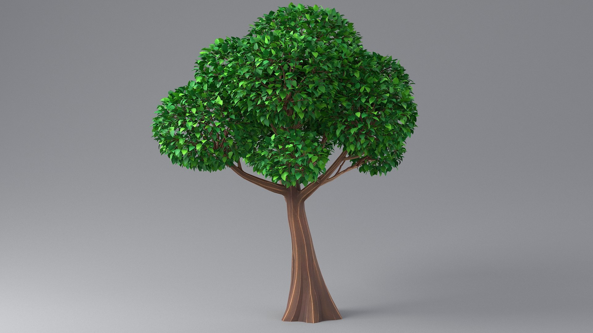Cartoon Tree 3 3D model - TurboSquid 1920466