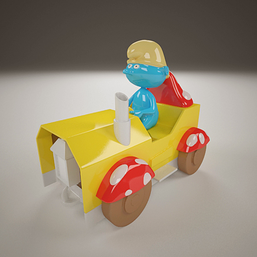 smurf toy child kid x