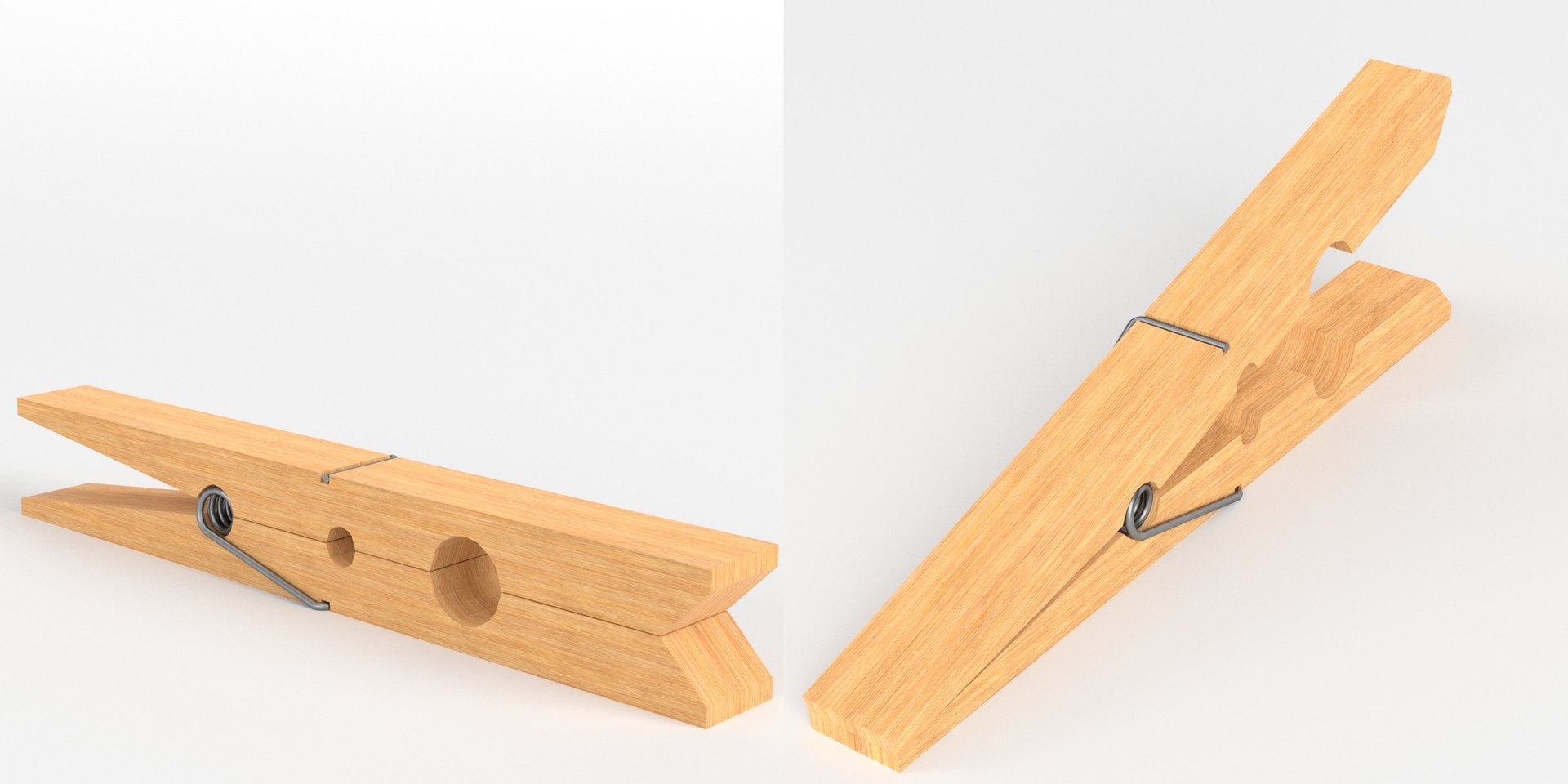 Clothespin Spring 3D Model - TurboSquid 1160403