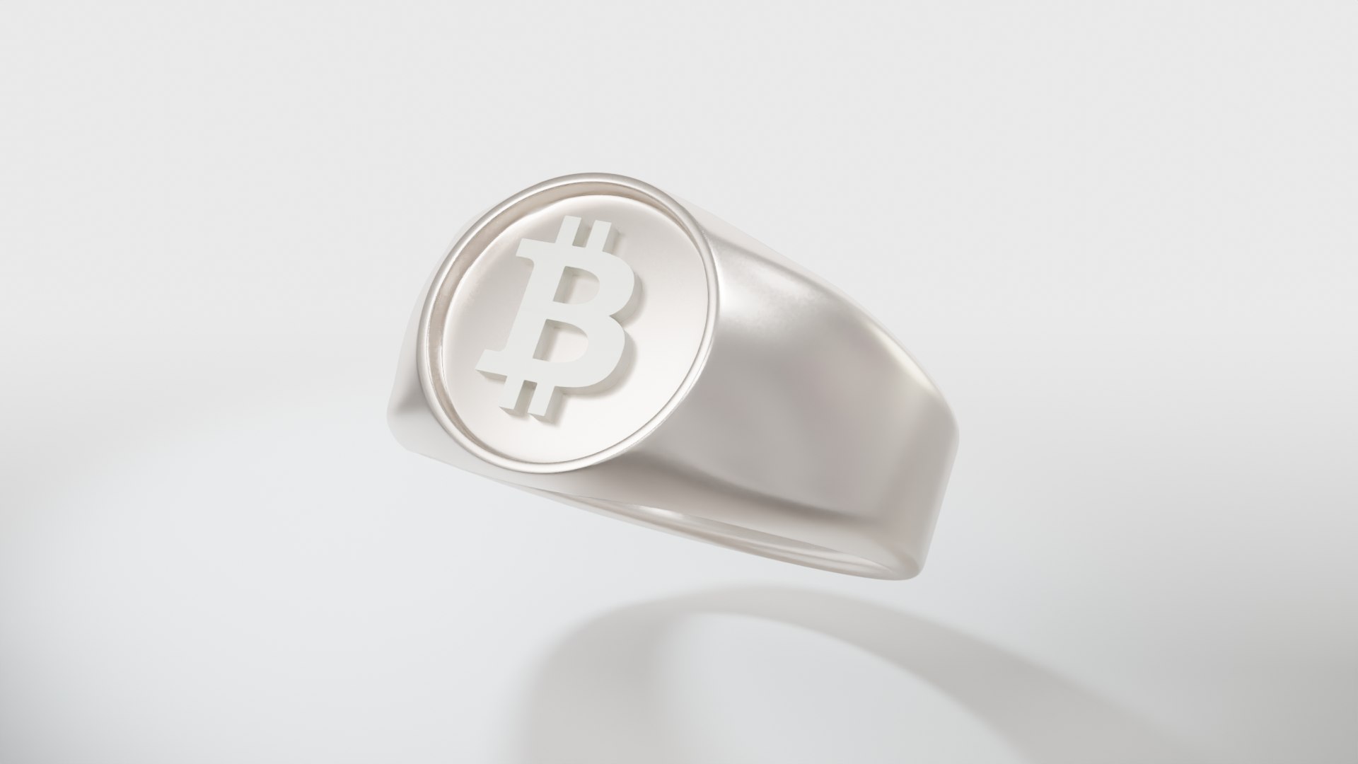 Bitcoin ring 3D print model 3D model - TurboSquid 1734404