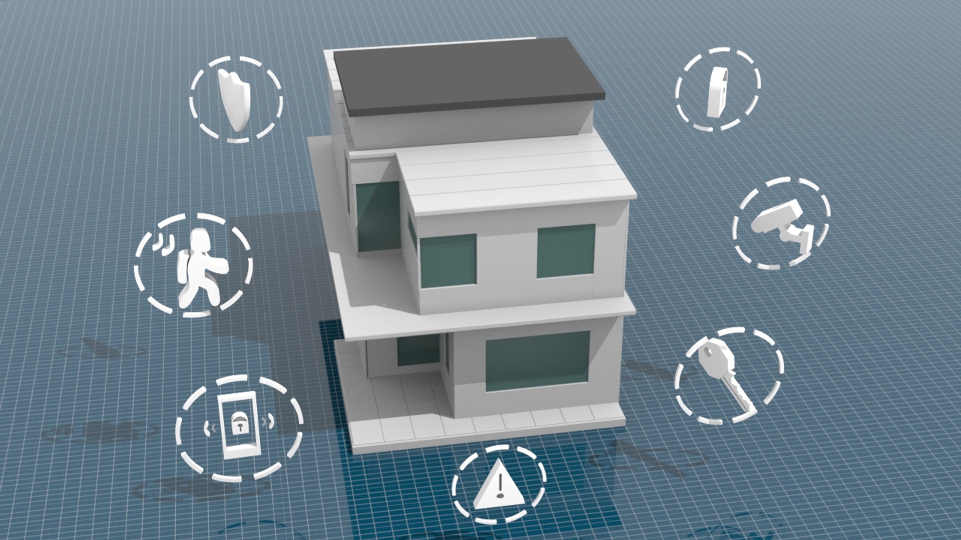 Modern house isometric 3D - TurboSquid 1322037