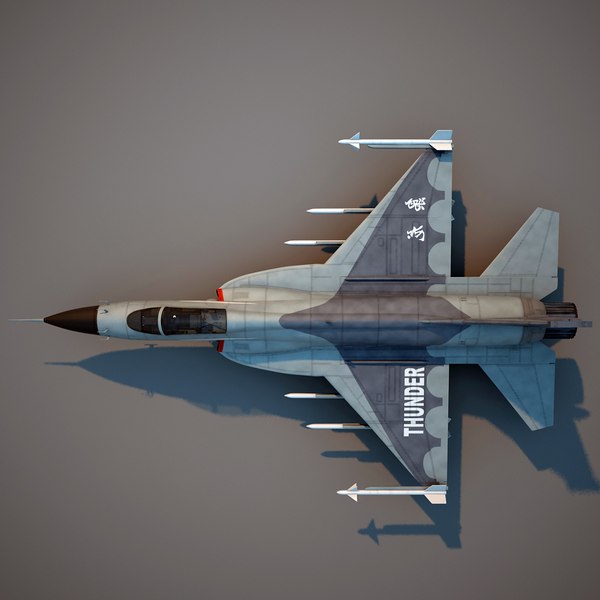 3dsmax realistic jf-17 thunder fighter