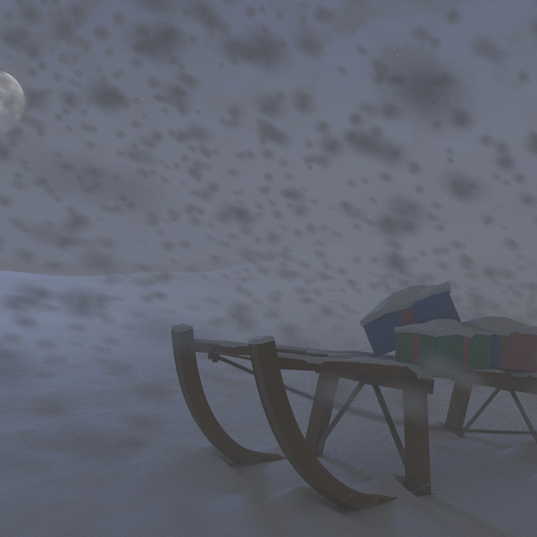 Snowy Snow 3d Model