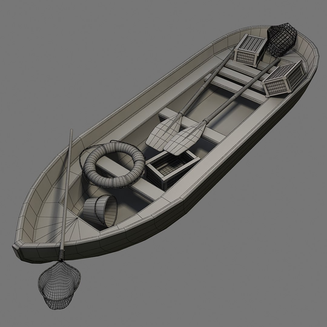 3d Row Boat
