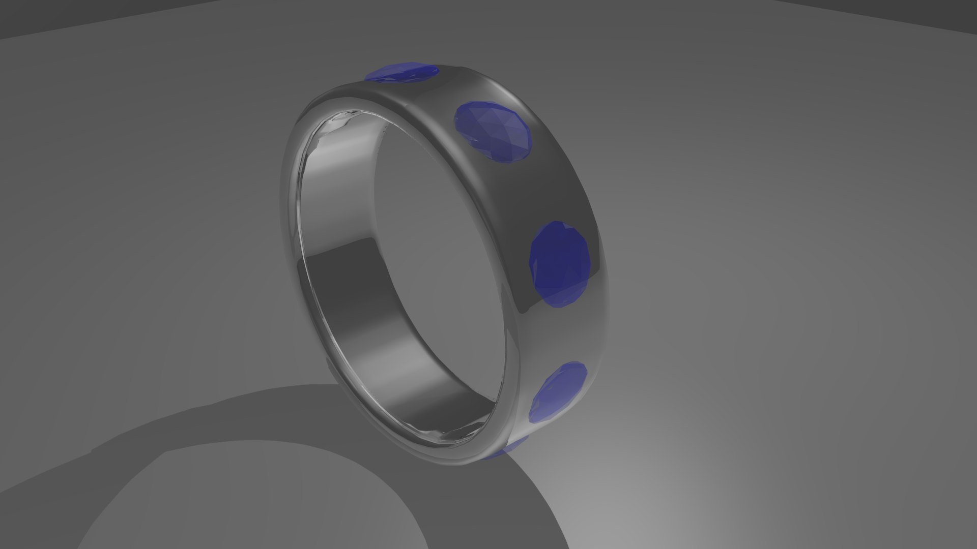 3d Platinum Ring Model