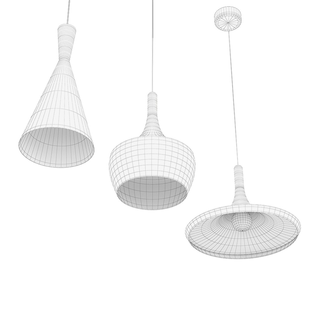 Beat Lights Lamps 3D Model - TurboSquid 1591110