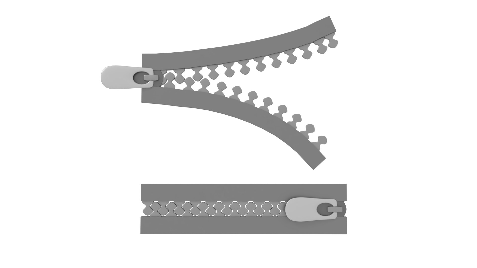 3D Zipper - TurboSquid 1442318