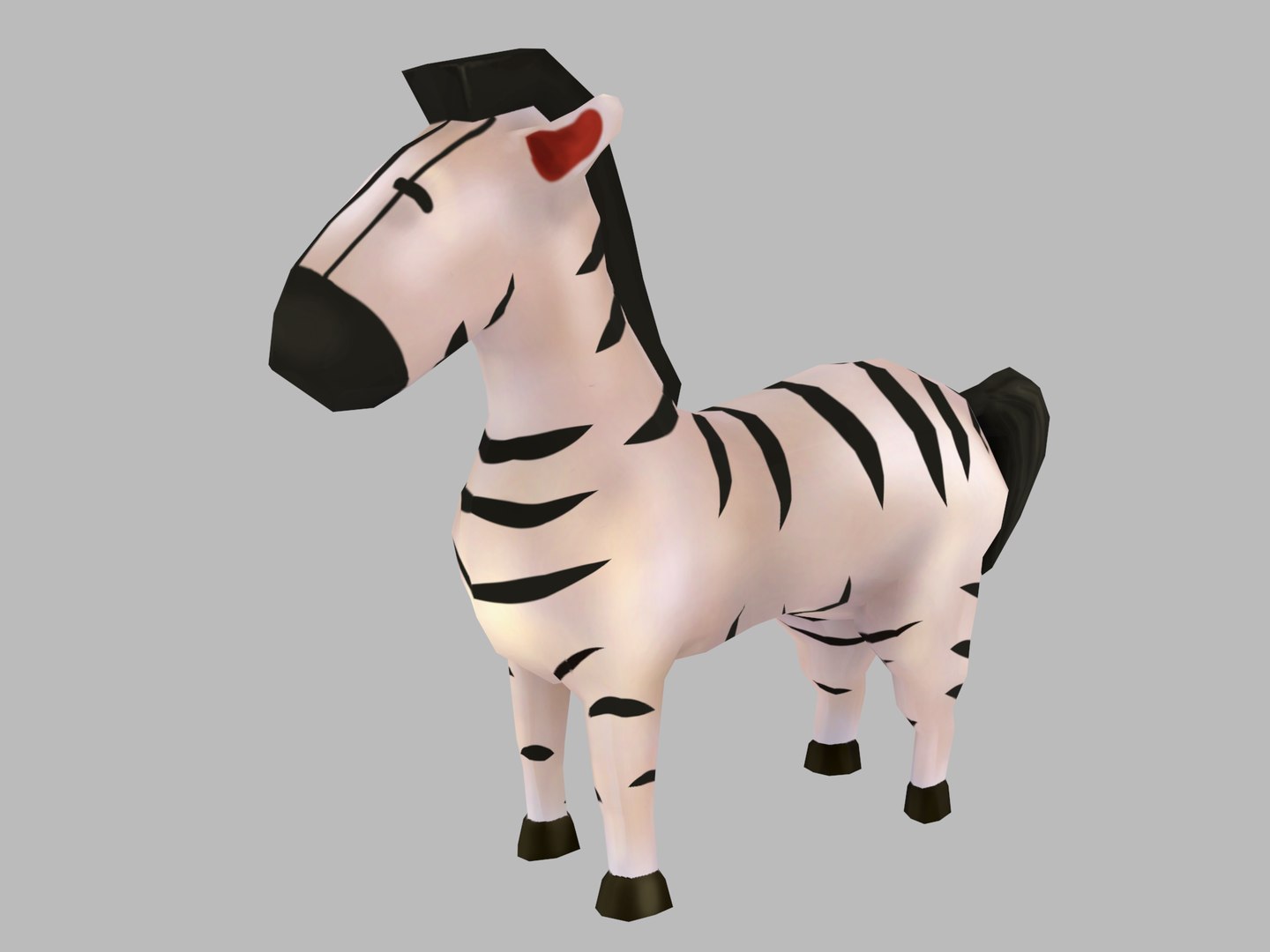 Cartoon Zebra Model - TurboSquid 1357073