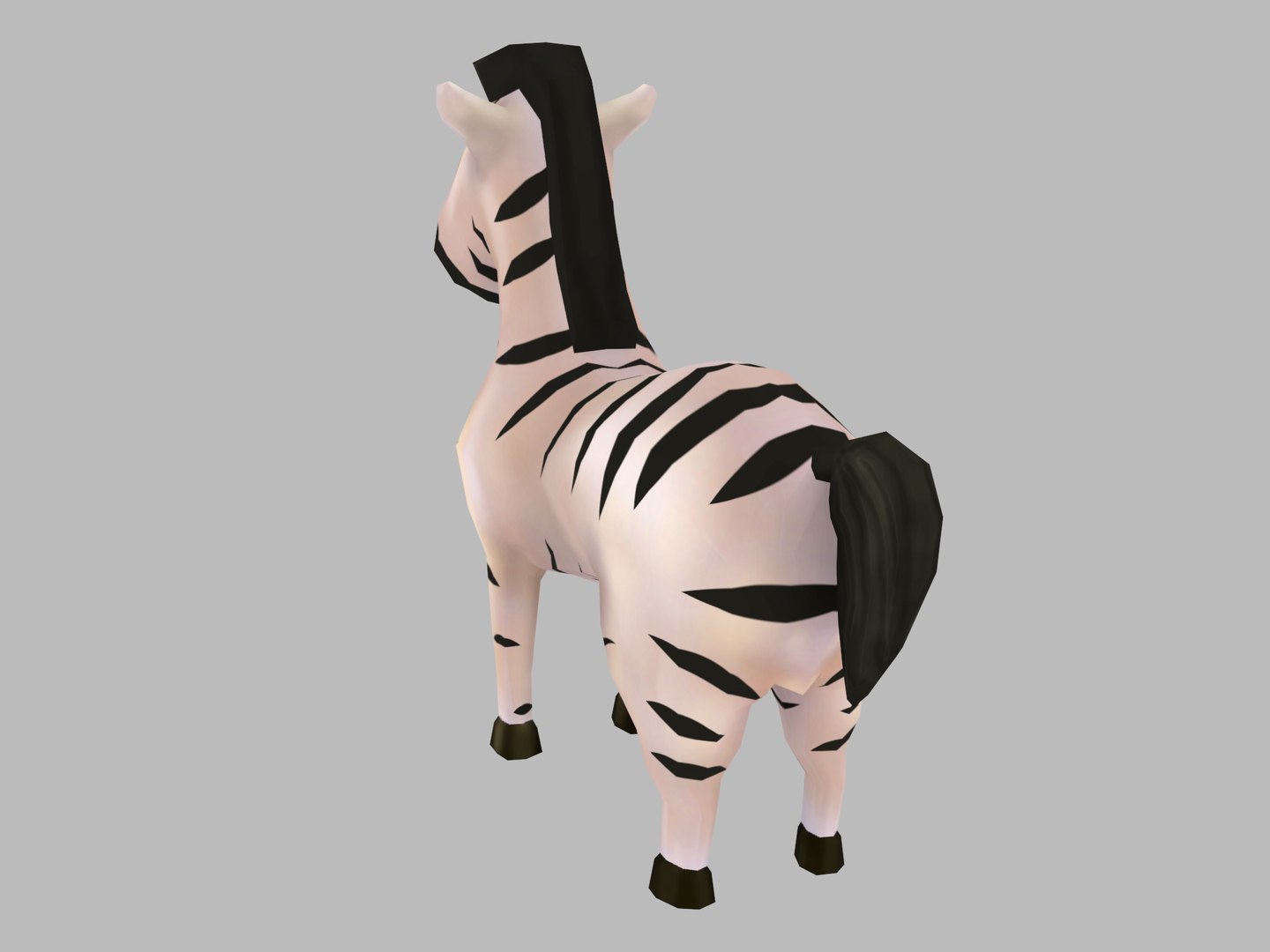Cartoon Zebra Model - TurboSquid 1357073
