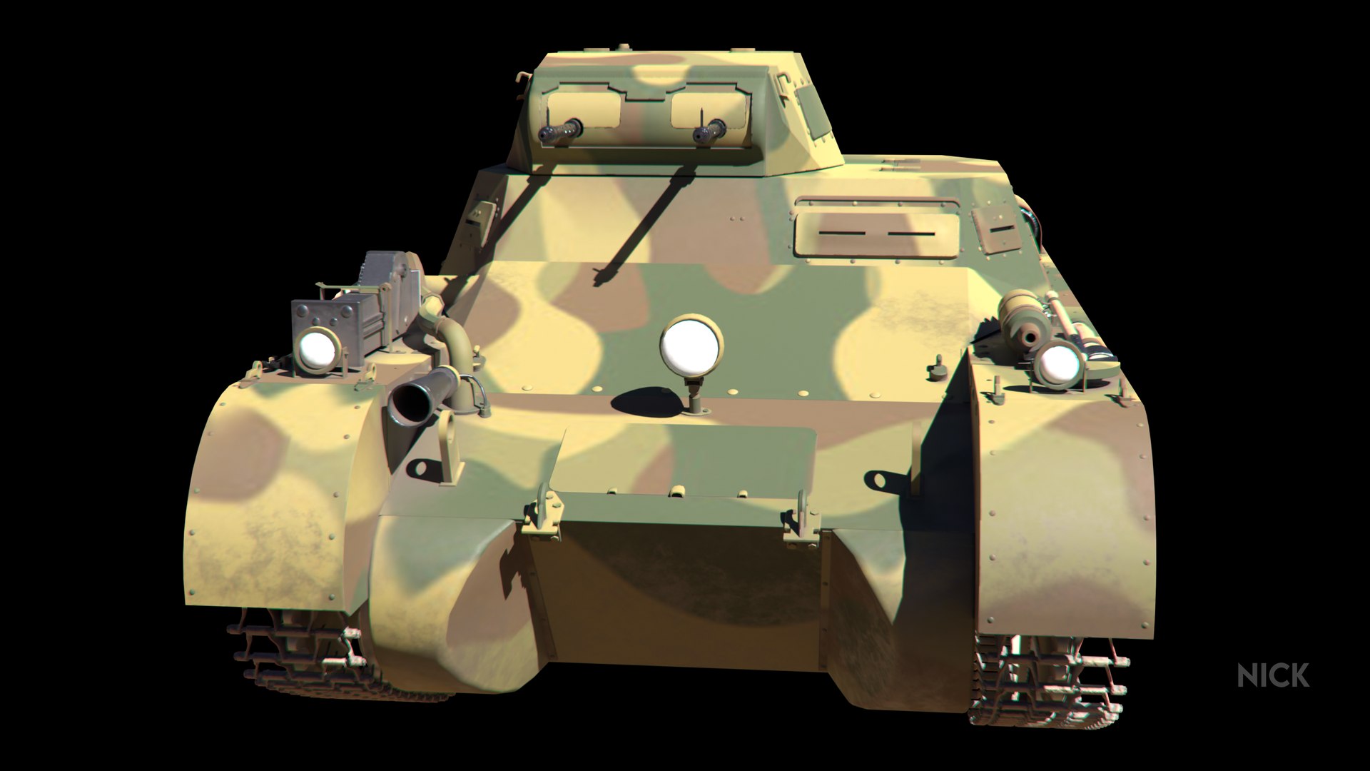 Panzerkampfwagen I - Panzer I 3D model - TurboSquid 2070739