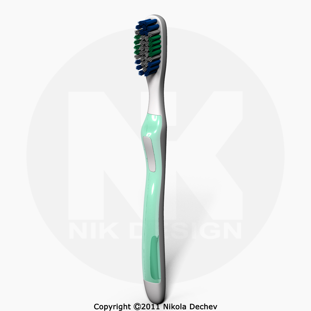 3d model toothbrush orthodontics dental