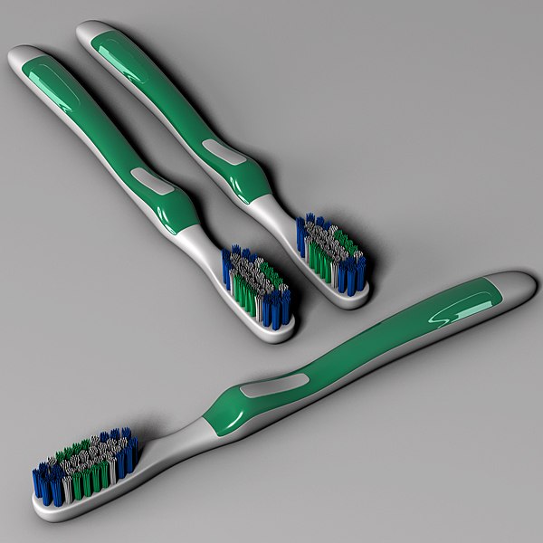 3d model toothbrush orthodontics dental