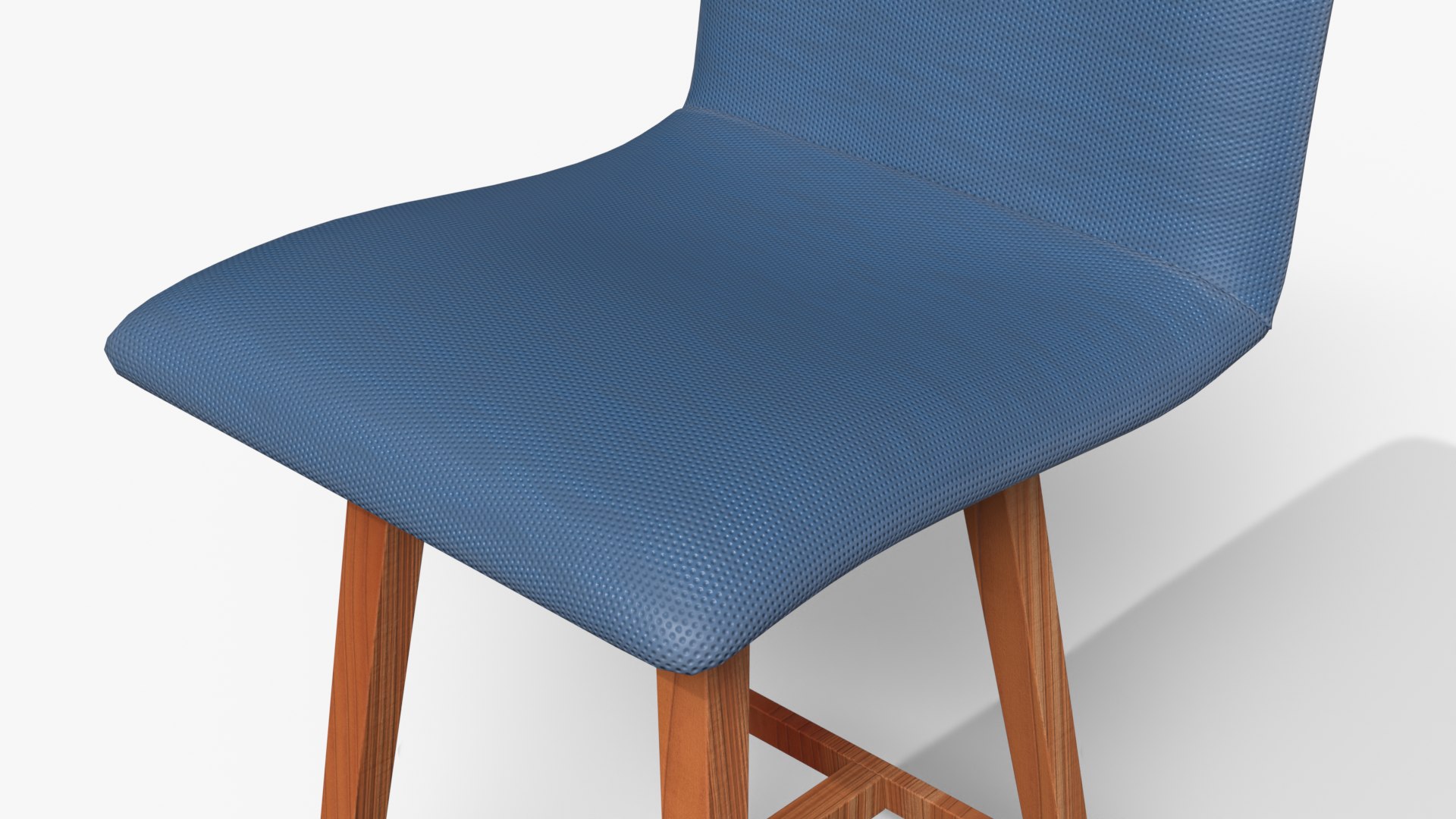 3D Bar Stool Blue Denim - TurboSquid 2096284