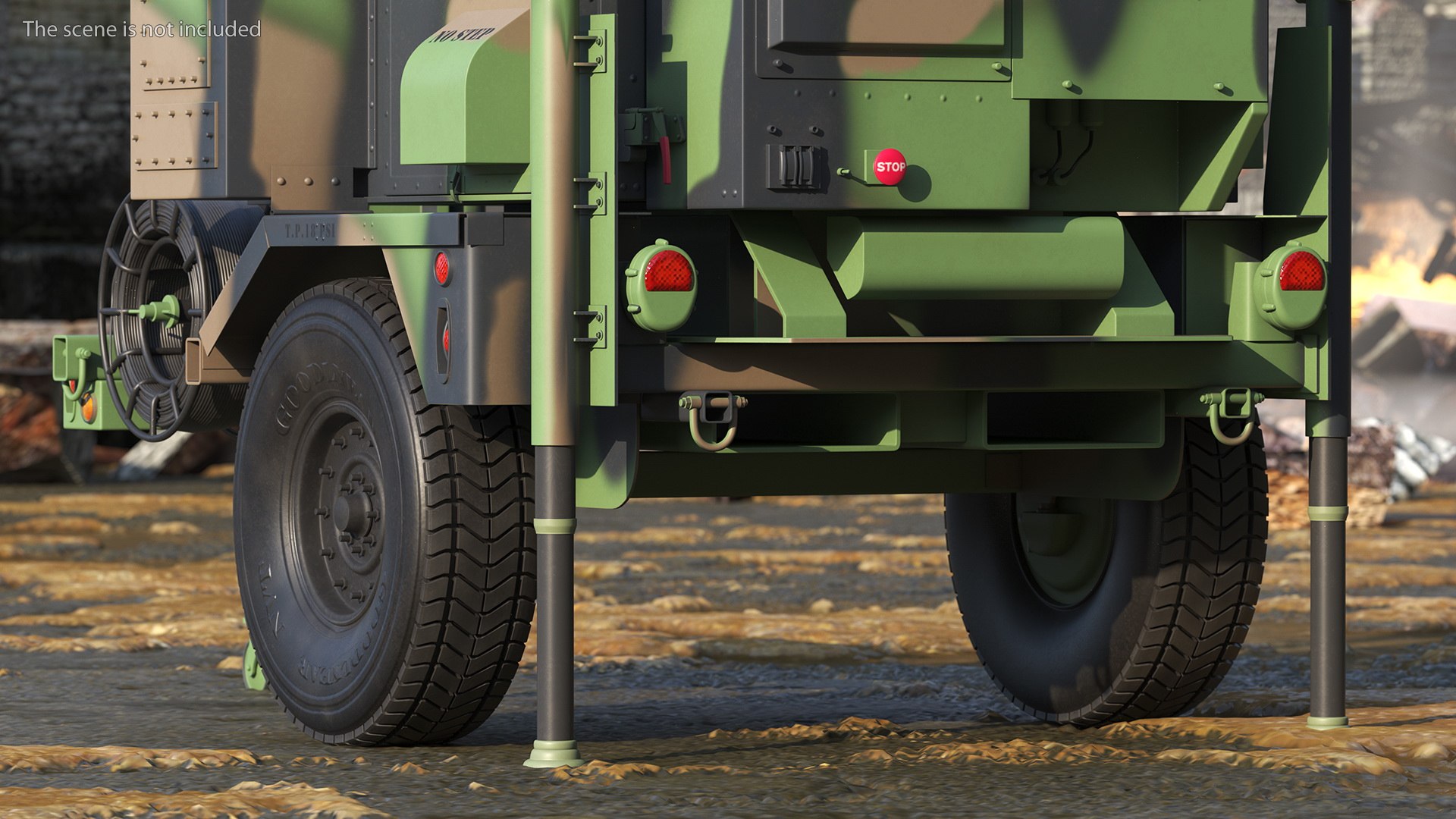 3D MPQ-64 Sentinel Radar Green Camo - TurboSquid 1931087