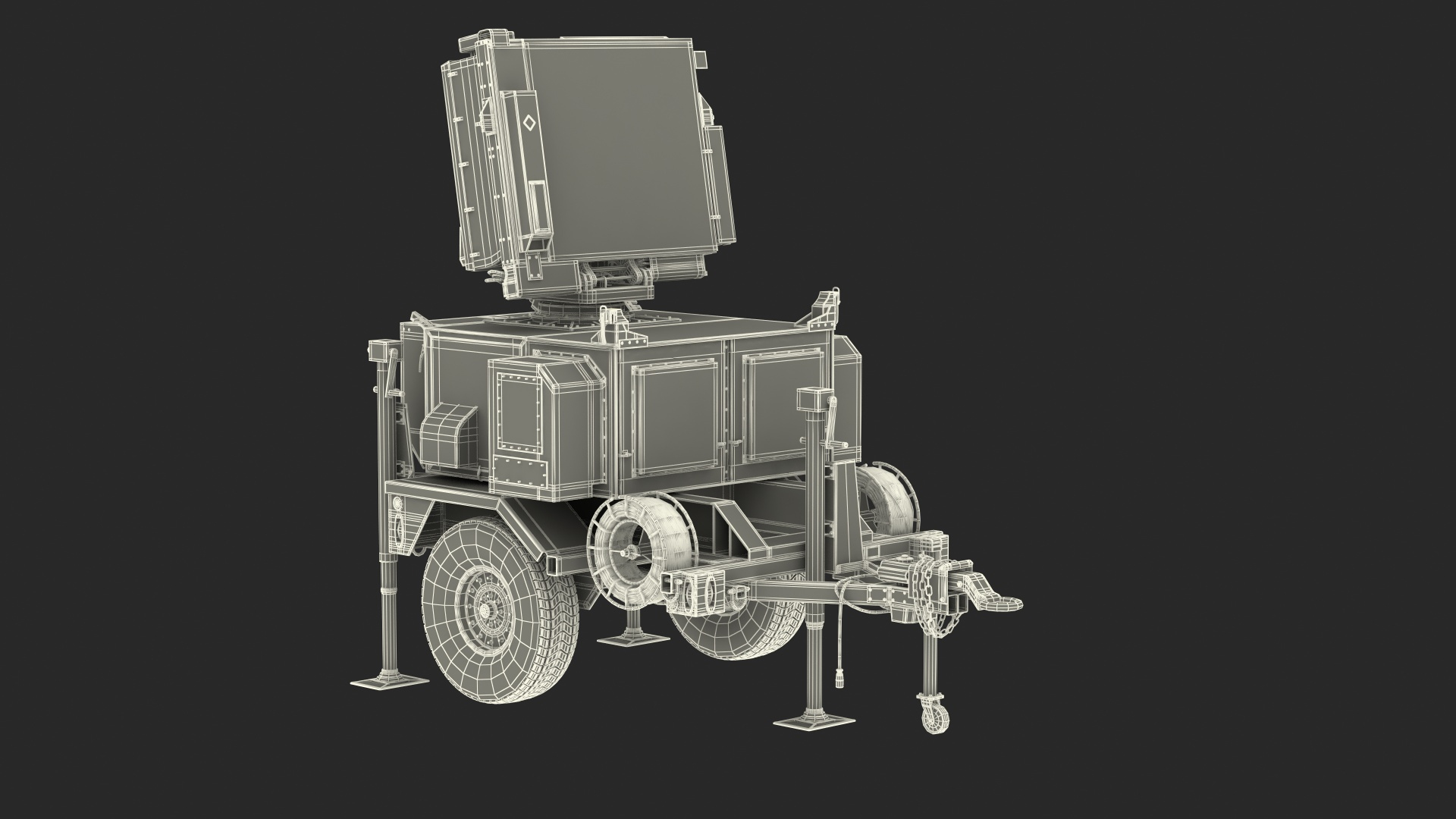 3D MPQ-64 Sentinel Radar Green Camo - TurboSquid 1931087
