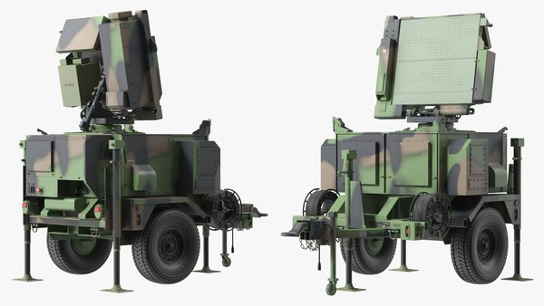MPQ-64 Sentinel Radar Green Camo Modelo 3D - TurboSquid 1931087